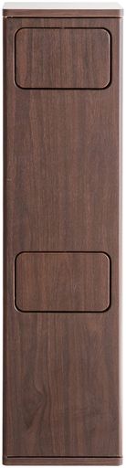 ゴミ箱に見えない木目調デザイン。二連式の木製プッシュダストボックス。 容量20リットルのゴミ箱が上下繋がった2段タイプ。ゴミを分けて捨てられるのでペットボトルや缶・瓶、生ゴミなど分別が必要なゴミが多く出るキッチンに最適です。 扉を押すだけで...