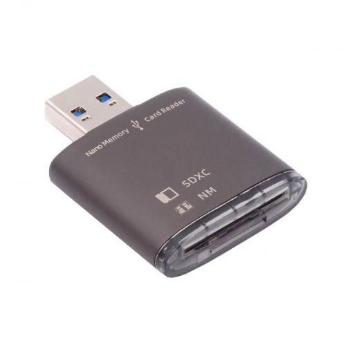 Nano Memory NM カードは、Mate シリアル携帯電話用の新しいカードです。 サポート: SD SDHC SDXC MMC カードおよび最大 2TB メモリ。 UHS-I モードと速度で動作します。 NM と SD カードは同時...