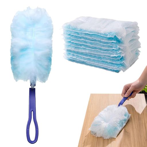 【ハンディモップ】この製品は乾式・湿式の両方に対応しています。化学スプレーや水を使わずに簡単に乾式散布することができます。これにより手軽に使用でき、家具や電子機器などにも安心して使用することができます。 【高品質素材】高品質のマイクロファイ...