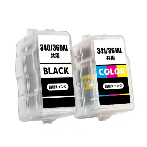 【商品内容】 BC-340XL BC-341XL 詰め替え インクカートリッジ 2本セット BC-360XL BC-361XL 共通 【対応機種】 PIXUS TS5330 TS5130 MG4230 MG4130 MG3630 MG353...