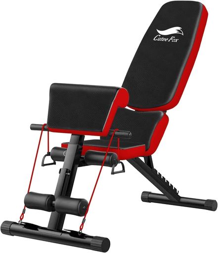 ✅【耐荷重構造】:耐久性のあるインクラインベンチは、頑丈なスチールチューブ製で、ユニークな三角支持構造は運動の間に多機能フラットベンチの安定性を保障します。 ✅【高級感】5層構造の厚みクッションを採用しており、衝撃を吸収し、体を保護します。...