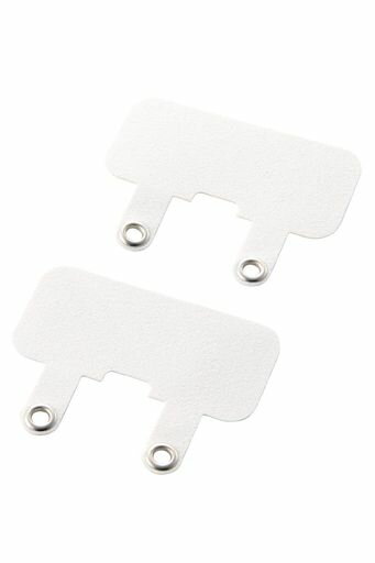 スマートフォンとケースの間に挟むだけでストラップホールを追加できる、2口タイプのストラップホールシートです。 お使いのスマートフォンケースにストラップホールがなくても、ケースのスピーカー穴に通すだけで使用できます。 簡単に取り外しができるの...