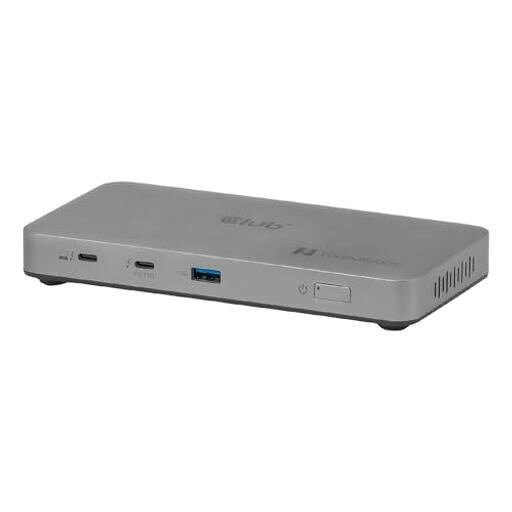 【Thunderbolt Share搭載ポータブルハブ】2台のPCをケーブル1本で直接接続。ファイル転送、モニター・キーボード・マウスの共有をワンクリックで実現します。ポータブルハブでThunderbolt Share対応はClub 3Dだ...