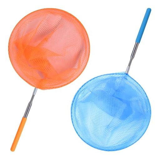 アウトドア 【商品仕様】防虫ネットは鮮やかなブルーとオレンジの2枚セットです。アップグレードされた環境に優しいステンレス鋼とナイロンで作られた伸縮ポールは、より厚く、より耐久性のあるように設計されています。丸いハンドルはお子様の安全を考慮し...