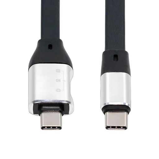 1) 65W (20V 3.25A) PD 最大電力:Type-C メス ポート機能: 急速充電 65W/3.25A およびデータ転送 USB2.0/480Mbps、リバーシブル デザインおよび電源 Type C コネクタ、リバーシブル プ...