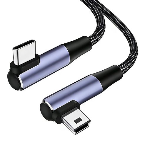 L字型90度USB CとミニUSBコネクタは、あらゆる環境でのケーブルの適用性を大幅に向上させるだけでなく、水平方向での使用がより便利になり、曲げによるケーブルの損傷を回避します。 USB C to ミニUSBアダプターケーブルは、最大48...