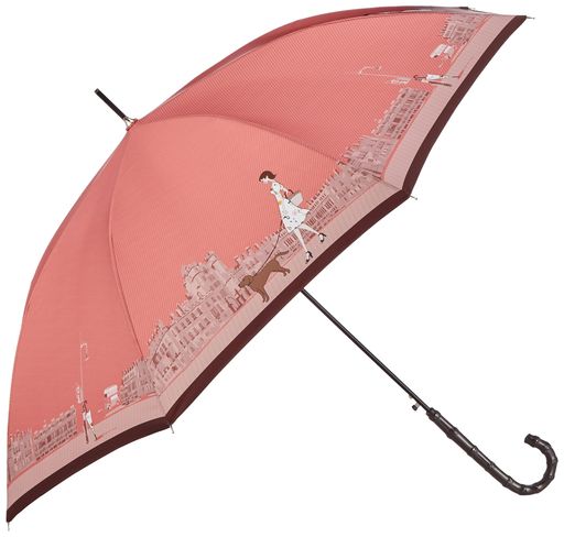 雨 SweetJasmil(スイートジャスミン)のレディース長傘です。 おしゃれな柄と手元までこだわって丁寧デザインした傘です。 ジャンプ傘なのでワンタッチで傘を開くことができて楽ちん。雨晴兼用なので晴れの日でも雨の日でもお使いいただけます...