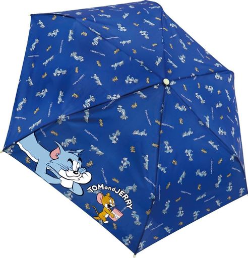 雨 とっても可愛いデザインのキャラクター傘です。 コンパクトな折畳傘タイプは持ち運びに便利!
