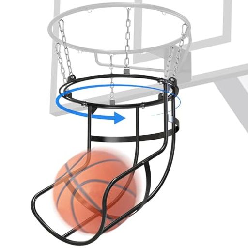 360° 回転レールで全方位シュート練習: レールを自由に調整可能です。コートのあらゆる角度からシュート練習でき、筋肉記憶を素早く定着させ、シュート精度を劇的に向上させます。 頑丈なカーボンスチール製で全天候対応: 取付チェーンとレールは保...