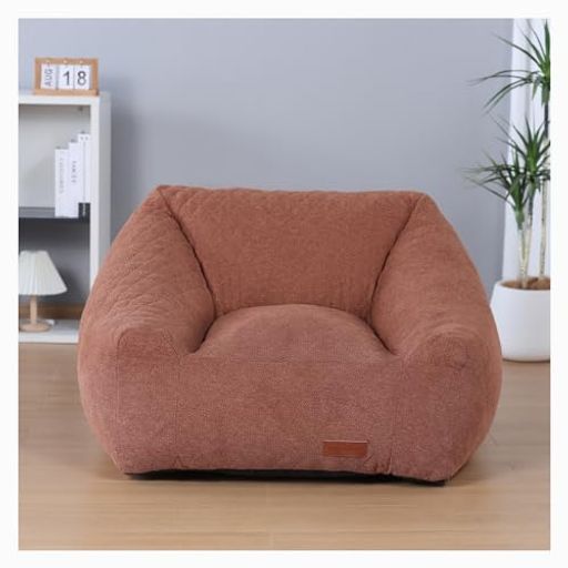 【ひとをだめにするクッション】 幅 85cmx奥行 104cmx高さ60cm。長時間座っても疲れない。身体の各部分が効果的に支えられ、全身の圧力が軽減され、至福のくつろぎ体験をお届けします。 【疲労解消 、無味、組み立て不要】座ると体を優し...