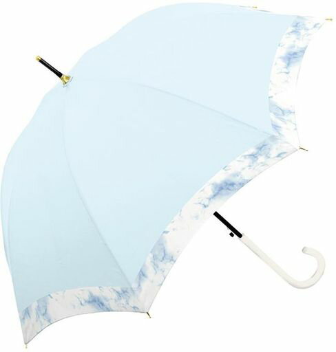 サイズ:(約)親骨60cm、直径102cm、全長88cm 本体重量(約):430g 素材・材質:生地/ポリエステル、手元/P.S(ポリスチレン)成型、石突:メタル 生産国:中国