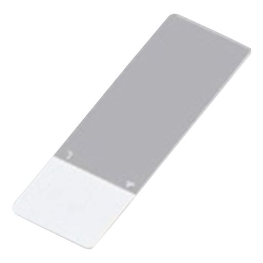 入数:1箱(100枚入) 材質:ソーダガラス 厚み:1.0~1.2mm 幅x長さ:25.4x76.2mm フロストサイズ:20mm 色:ホワイト