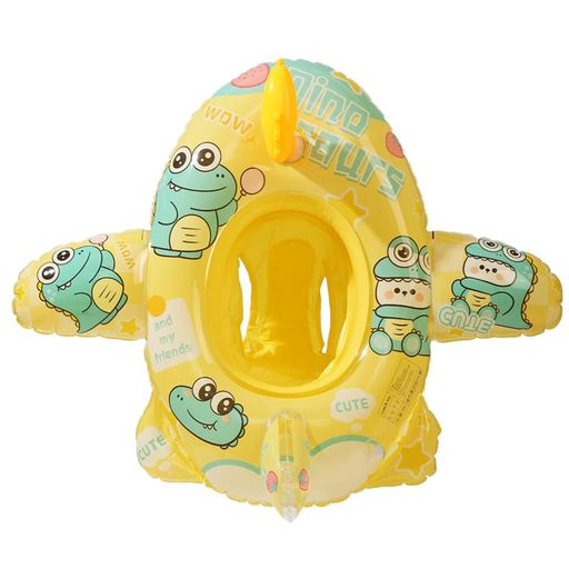 【2 種のキュートなデザイン】本製品はお子様向け足入れタイプの浮き輪として、「カエル柄」「恐竜柄」の計 2 種類のかわいらしいデザインを展開しています。男女通用でどんなお子様にも人気のデザインで、鮮やかなカラーリングと遊び心のある柄がプール...