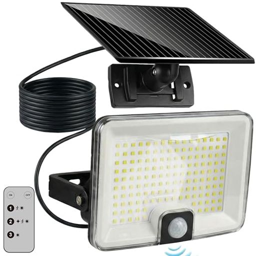 ガーデン 【ワイヤレスリモコン&amp;3種類の照明モード】ソーラーモーションセンサー屋外ライトにはワイヤレスリモコンが付属し、手軽に素早く照明のオン/オフやモード切り替えが可能です。3つの動作モード(モーション検知時強光/モーション検知時...