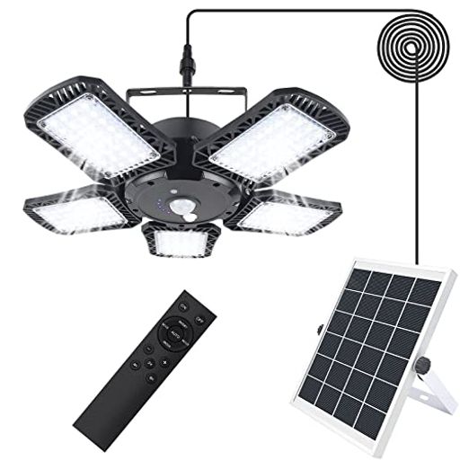 ガレージ 晴れマーク️昼間モード付きソーラーライト:今度のソーラーライトは夜を待たずに点灯することができます。日中でも暗いところがあります。暗い場所に必要な照明を提供し。モード4と自動モードは光センサーがない昼間にも点灯できます。モード4は...