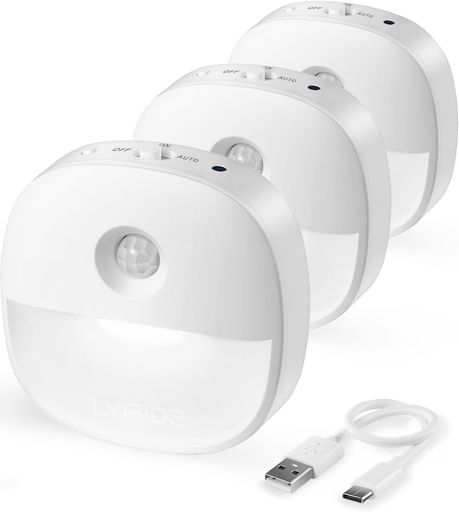 Indooruseonly USB充電式で、人感センサーと明るさセンサー付きのLEDセンサーライト。3つのモード(AUTO、ON、OFF)があり、明るさを1〜20ルーメンまで調整可能。磁石で簡単に取り付け、内蔵バッテリーで便利に使えます。 ...