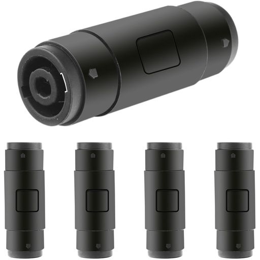 製品の用途:スピーカーケーブルエクステンダー。2本のスピコンコネクタケーブルを組み合わせて、スピコンコネクタケーブルの長さを延長するためにこのアダプタを使用します。このアダプタを介してスピコンコネクタ用オスケーブルを接続すると、スピコンコネ...