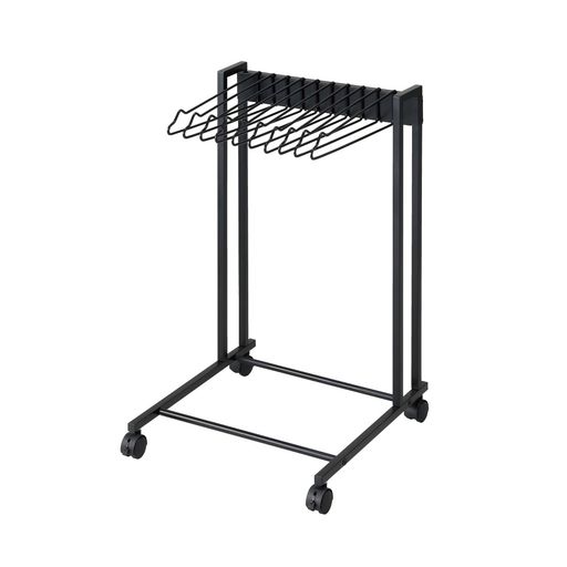 製品サイズ / 幅42x奥行43x高さ71cm 耐荷重 / 5kg(ハンガー1本あたり0.5kg) 材質 / サイドフレーム・パイプ・ベースパイプ・ハンガーホルダー・ハンガー:スチール(エポキシ焼付塗装)、キャスター:ポリエチレン 原産国 ...