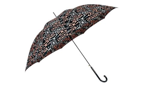 60cm8本骨 ポリエステル100% ~SAVOY~雨のコーディネートを楽しく彩る。 グラスファイバー骨仕様で、折れにくく、さびにくい。 片手で楽々、ワンタッチジャンプ傘