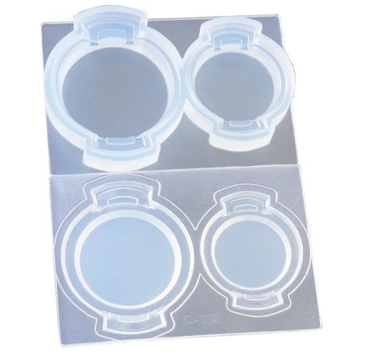 シリコーン製ミニチュア用型抜き 樹脂粘土をはじめとする自然乾燥粘土、オーブン粘土、UVレジンなどでご使用いただける便利なシリコーン型 可愛いミニチュアサイズのグリドルパン風モチーフが作成可能 仕上がりサイズ(約):32xH5.5/25xH4...