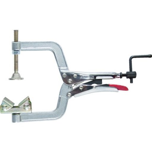 全長(mm):250 ふところ(mm):76 最大口開き(mm):63.5 溶接テーブルTDJKM-100専用 炭素鋼(S45C)、合金鋼(SCM440)