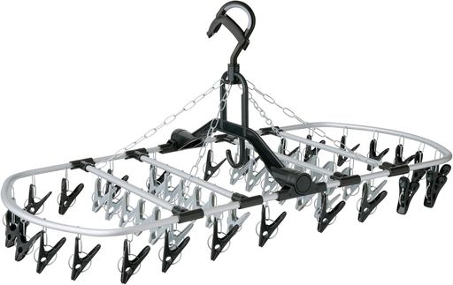 サイズ(約):幅375x奥行770x高さ370mm 素材・材質:アルミ、ポリプロピレン、エラストマー、鋼線 生産国:中国 ピンチ数:50個付き