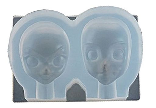 粘土で顔の原型が簡単に作れるフィギア向け顔型