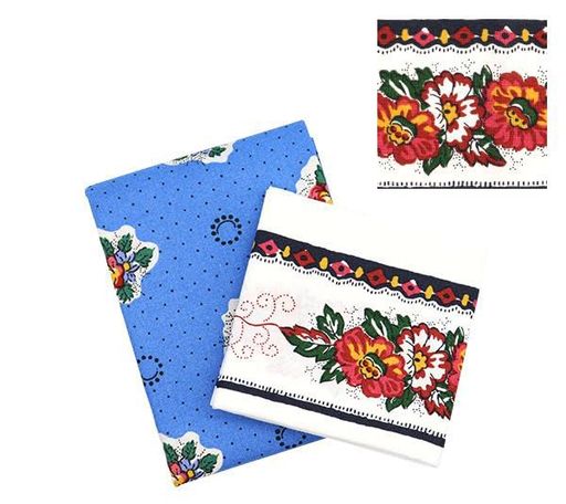 サイズ(約):生地106cm幅x50cm、ギャロンテープ6.5cm(柄の部分)x1.5m 素材:綿100% 生産国:日本