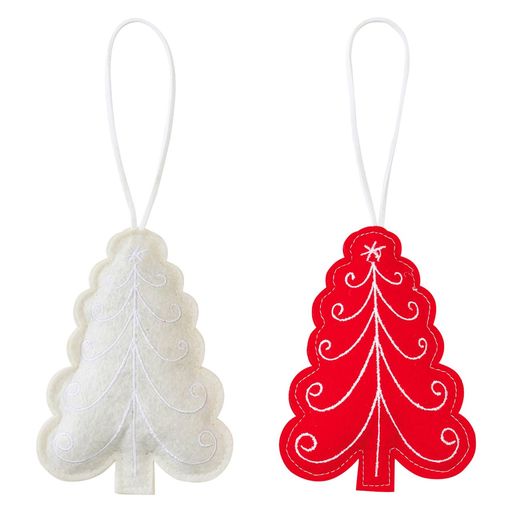 色名:レッド/ホワイト 素材:フェルト サイズ:W8.5xD2xH11cm