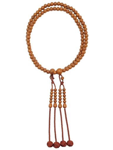 学問の神様で有名な、菅原道真公が愛した梅の木。 男性がお使いいただくのに、最適なサイズとなっています。 京都に由来する製法を用い、京都市及びその周辺地域において生産された念珠のみに付けることが出来る「京都珠数製造卸協同組合」の証紙付き。 原...