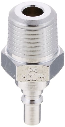 最高使用圧力(MPa):1.0 耐圧力(MPa):1.5 接続サイズ:Rc1/8.0 使用流体:空気、水 使用温度範囲:-20~80°C 片路開閉型 適合チューブ外径:4mm 形状:プラグPM型