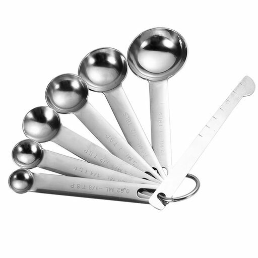 1.正確で多様な計量:6種類のスプーンと+1本薄型ヘラ、容量は15mlから0.62mlまで、スペックが非常に充実しています。素朴な方法で、誤差を完全に排除し、計量は安定して正確です。電源不要で、長期間にわたって正確な計量が保証され、料理に関...