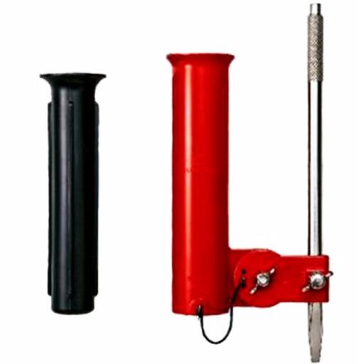 竿安めに最適。 磯場で、竿を直置きしたくない場所での竿ホルダーです。