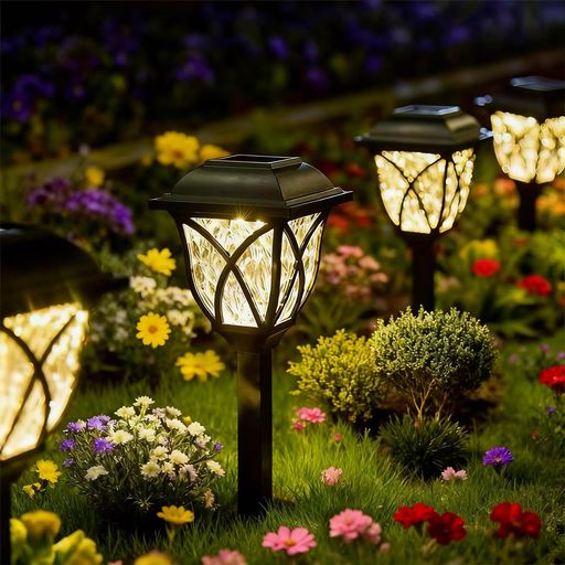自動点灯/消灯 【IP65防水】この屋外庭園太陽光照明器具は高品質耐久性筐体を採用し、高透明度厚ランプカバーを組み合わせ、丈夫な材料で精工し、IP65防水等級と高耐衝撃性能を備え、豪雨、強風、猛暑などの各種悪天候に耐え、長期的に安定した使用...