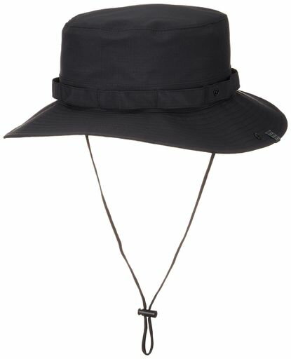 サファリハットをモチーフとしたAREA241-GORE-TEX3LHAT 防水透湿素材のGORE-TEXを採用した防水ハット サイドにはスナップボタンを配置しつばを折り曲げて使用することも可能 F(56~60cm)