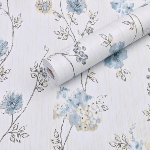 展開サイズ:約45cmx10m; 厚さ:約0.2mm; 素材:PVC; 柄:花柄 壁紙シールの表面には防水処理(特殊樹脂加工)が施されており、防水でき、表面の汚れの浸透を軽減します。汚れにくくなりました。日常的な水性汚れは、サッと拭くだけで...