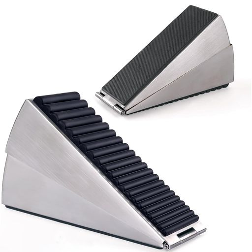 商品仕様:サイズは128x45.4x47mmで、展開後の高さは75mmです。20-60mmのドアの隙間に適合します。スプリング設計で高さを調整でき、幅広いニーズに対応できます。さまざまな設定でドアをしっかりと固定するために使用できます。 優...