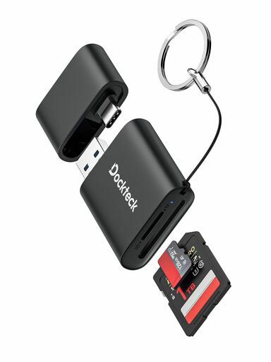 ➤【二つUSB3.0、速度が10倍速い】DockteckUSBtoSDカードリーダーは、同時にUSBCMとUSBAF&amp;AM3.0をサポートする。本USB3.0カードリーダーアダプタを使用すると、5G転送速度と170MB/sまでの読み...