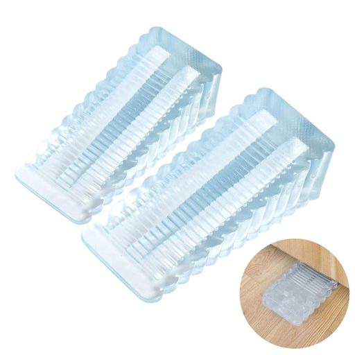 【サイズ】このドアストッパーのサイズは9.5*4*2.8cm、色:透明、数量:2個入りです。高さ2cmまでのドアジョイントに使用できます。 【高品質な素材】このドアストッパーは、高品質の滑り止めゴムから作られており、優れた滑り止め効果、高い...