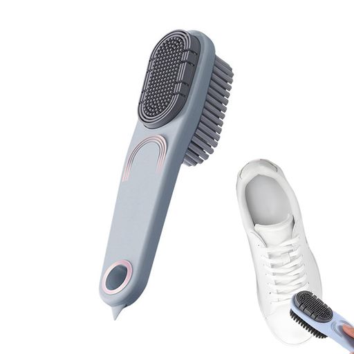 【高品質の素材】この製品はABS+TPE+PET素材で作られており、耐久性があり、厚くて柔軟な毛を備えており、汚れを効果的に除去すると同時に靴を保護します。 【3in1機能】片側には保護を重視したシリコンブラシヘッドがあり、傷つきやすい部分...