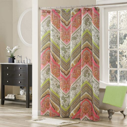 防水機能:このシャワーカーテンは防水加工が施されており、水滴や湿気から保護されます。 耐カビ性:テトロン製の生地はカビの発生を防ぎ、長期使用にも適しています。 クラシックとモダンのミックス:ピンクとグリーンの組み合わせは古典的なデザインと現...