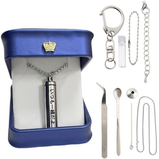 思い出をずっと身近に|小型遺骨ペンダントネックレス。シンプルで上質なデザインと、悲しみの中のご依頼主様をサポートします。 敏感肌でも安心:サビや腐食に強い高品質ステンレスの為、金属アレルギーや敏感肌の方でもお使い頂けます。 男女とも使える:...