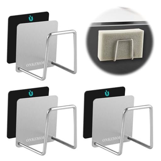 【2つの取り付け方法】1.強力なマグネットステッカーが付属していますので、ご使用の際は、マグネットの粘着面の剥離紙を剥がしてから、スポンジホルダーにマグネットを貼り付けてください。冷蔵庫や洗濯機などの磁気面に貼り付けることができ、必要に応じ...