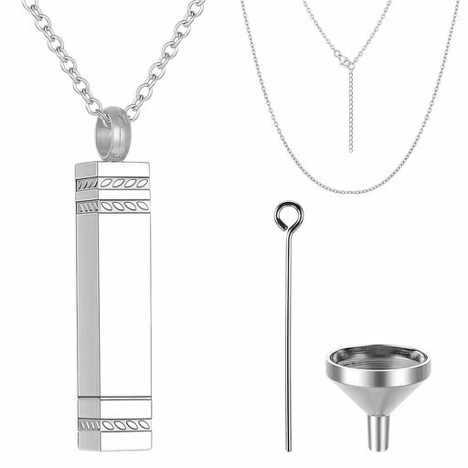 💖【二重防水構造&amp;防塵】頑丈なステンレス鋼の外殻とシリコン栓で構成された「二重防水構造」により、貴重な遺灰を長期間保存できます。蓋はしっかりと密閉され、内部の物品をほこりから保護します。 💖【遺骨収集...