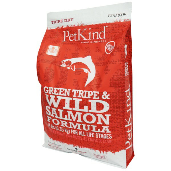 [原材料] ラムトライプ、サーモン、エンドウ豆、エンドウ豆澱粉、七面鳥ミール、エンドウ豆タンパク、キャノーラオイル（ローズマリー抽出物による保存処理）、亜麻仁、ナチュラルフレーバー、キノア、カボチャ、ホウレンソウ、ニンジン、ブロッコリー、ク...