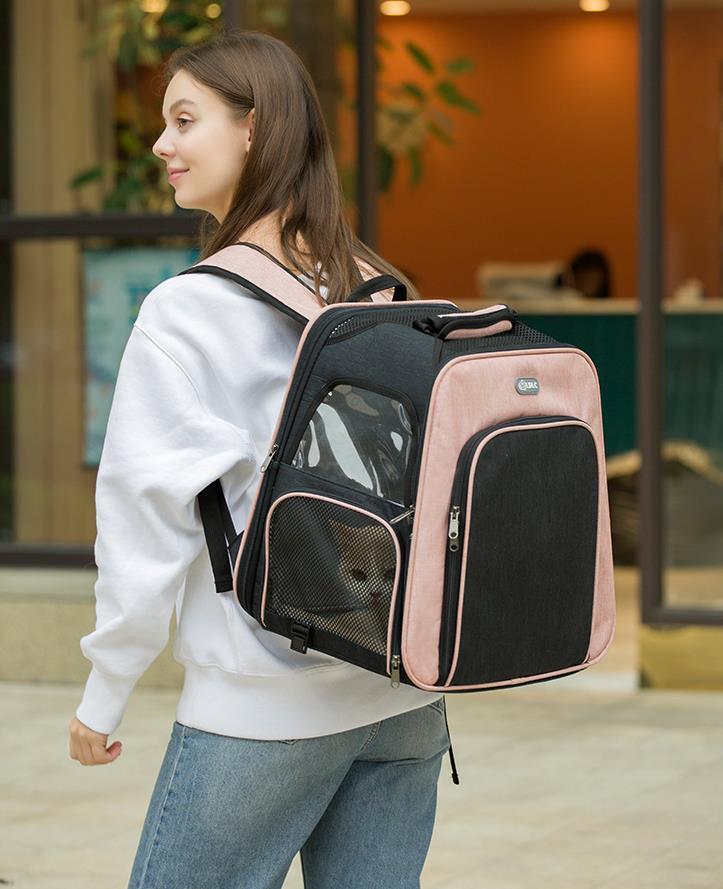 ペットキャリーバッグ リュック 容量を拡張可能なバックパック バッグペットハウス 持ち運べる 折りたたみペットキャット5商品情報商品仕様ご使用前に、透明アクリルシートに貼り付いている保護フィルムをはがしてください。サイズ:幅40cmx奥行2...