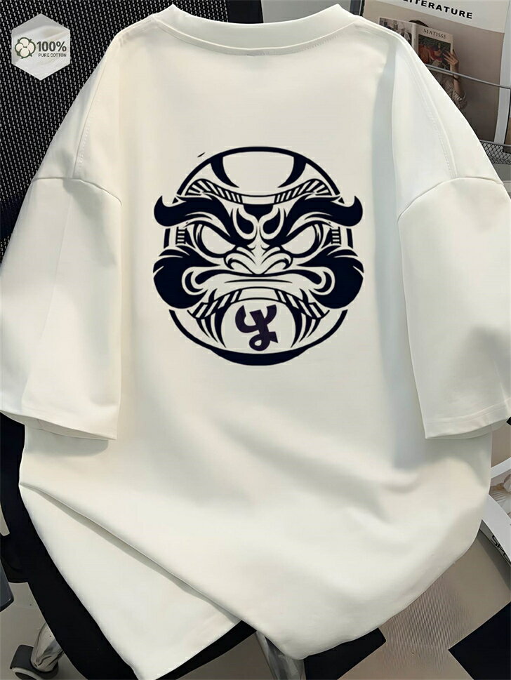 商品情報素材/材質コットン100％サイズ/寸法半袖Tシャツ サイズ表 / SIZE TABLE【サイズ】Sバスト：48cm／着丈：65cm／袖丈：20cm／肩幅：47cm身長目安：155〜160cm／体重目安：90〜100【サイズ】Mバスト...