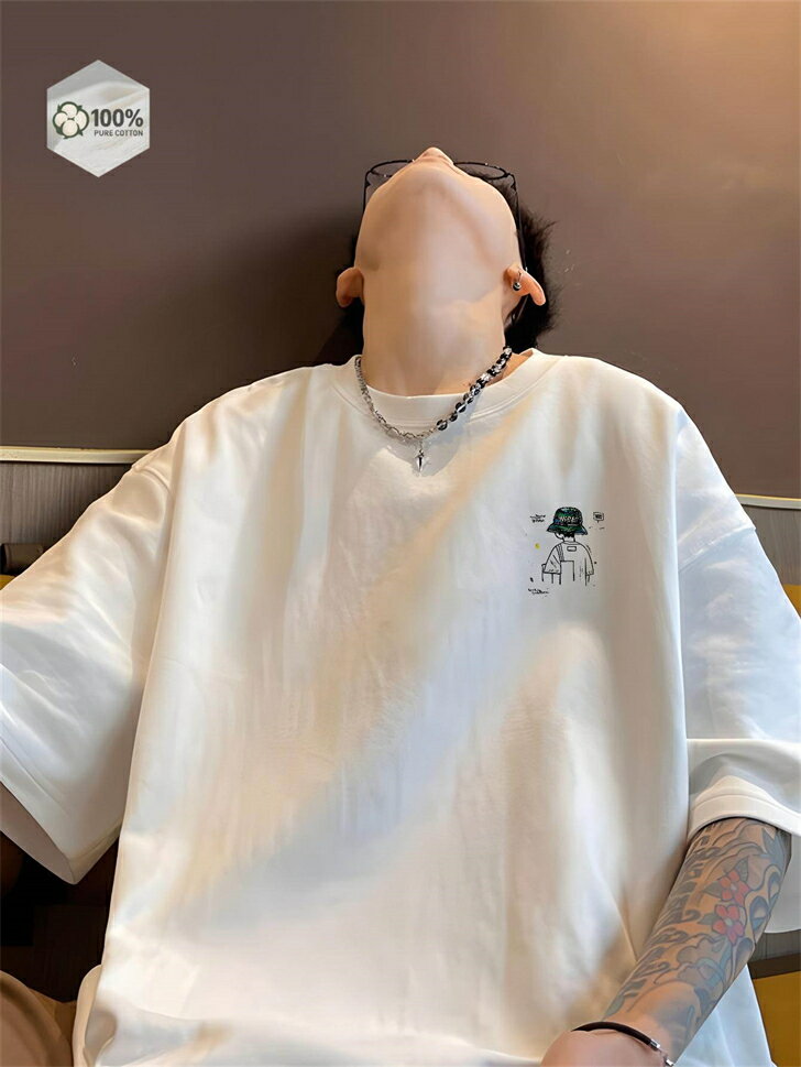 商品情報素材/材質コットン100％サイズ/寸法半袖Tシャツ サイズ表 / SIZE TABLE【サイズ】Sバスト：48cm／着丈：65cm／袖丈：20cm／肩幅：47cm身長目安：155〜160cm／体重目安：90〜100【サイズ】Mバスト...