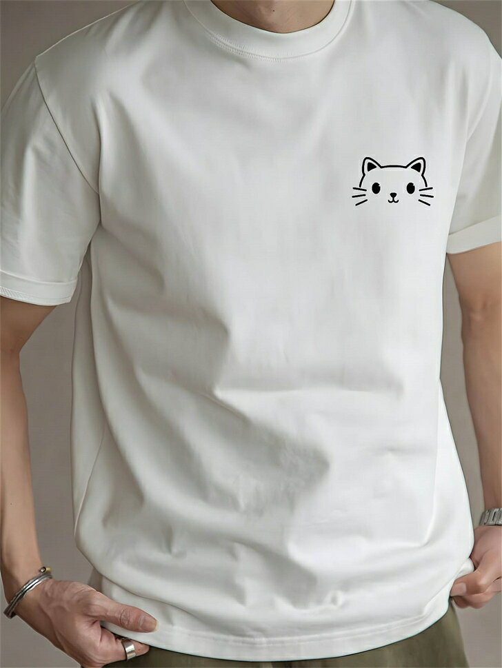 商品情報素材/材質コットン100％サイズ/寸法半袖Tシャツ サイズ表 / SIZE TABLE【サイズ】Sバスト：48cm／着丈：65cm／袖丈：20cm／肩幅：47cm身長目安：155〜160cm／体重目安：90〜100【サイズ】Mバスト...