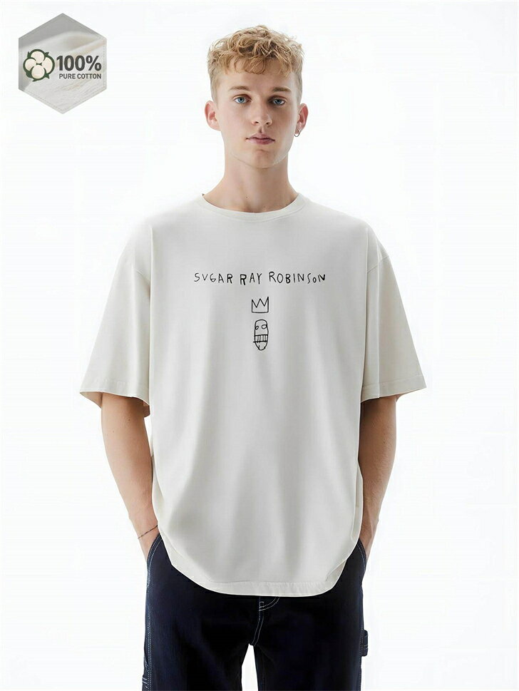 商品情報素材/材質コットン100％サイズ/寸法半袖Tシャツ サイズ表 / SIZE TABLE【サイズ】Sバスト：48cm／着丈：65cm／袖丈：20cm／肩幅：47cm身長目安：155〜160cm／体重目安：90〜100【サイズ】Mバスト...